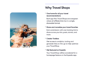 Expedia Travel Shops: What Influencer & Affiliate Managers Need to Know